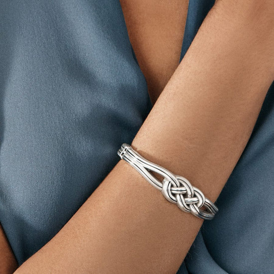 Interlok Hinged Bangle - Brighton