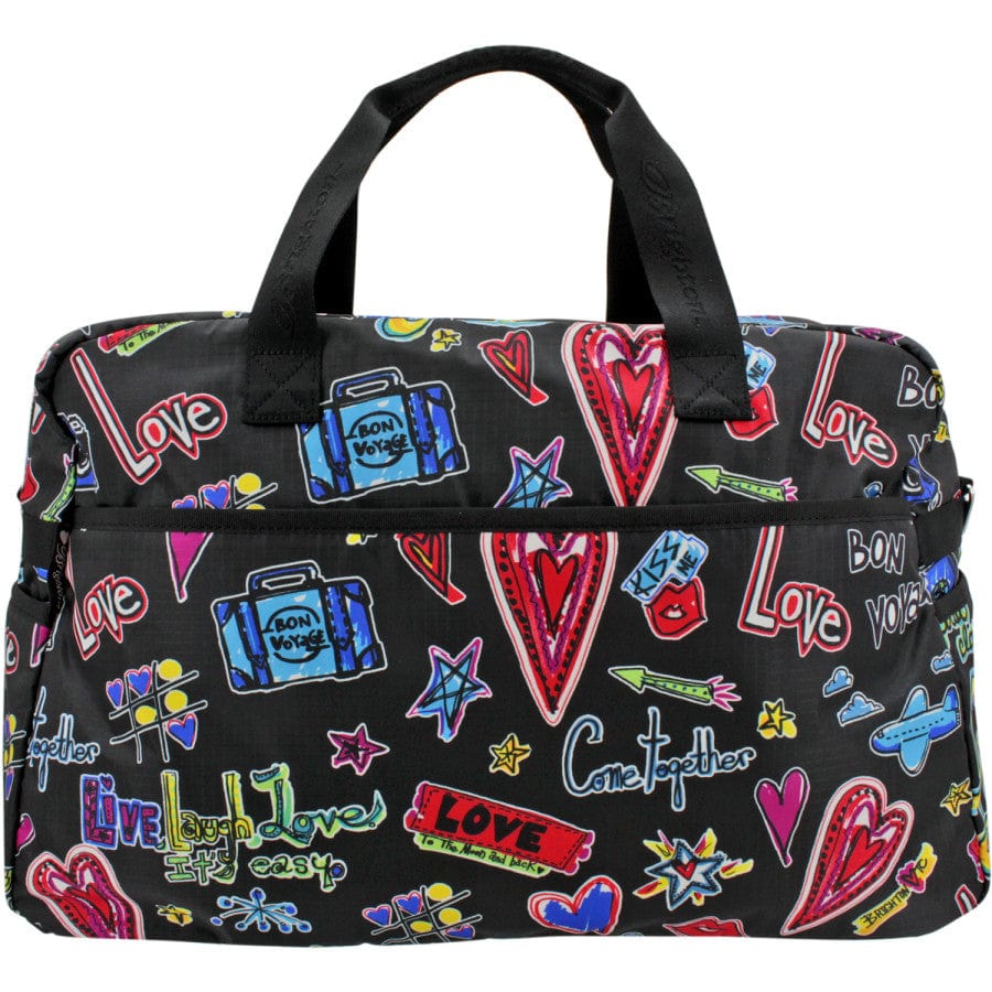 Love Scribble Round Tripper Duffel - Brighton