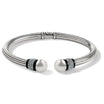Meridian Open Hinged Bangle - Brighton