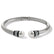 Meridian Open Hinged Bangle - Brighton