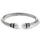 Meridian Open Hinged Bangle - Brighton