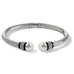 Meridian Open Hinged Bangle - Brighton