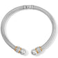 Meridian Open Hinged Bangle - Brighton