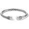 Meridian Open Hinged Bangle - Brighton