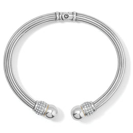 Meridian Open Hinged Bangle - Brighton