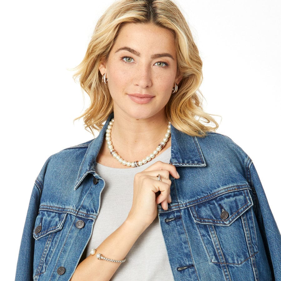 Neptune's Rings Pearl Short Necklace - Brighton