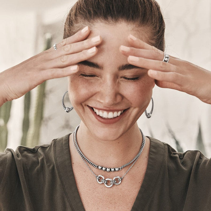 Pretty Tough Stud Trio Necklace - Brighton