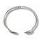 Silver Shells Hinged Bangle - Brighton