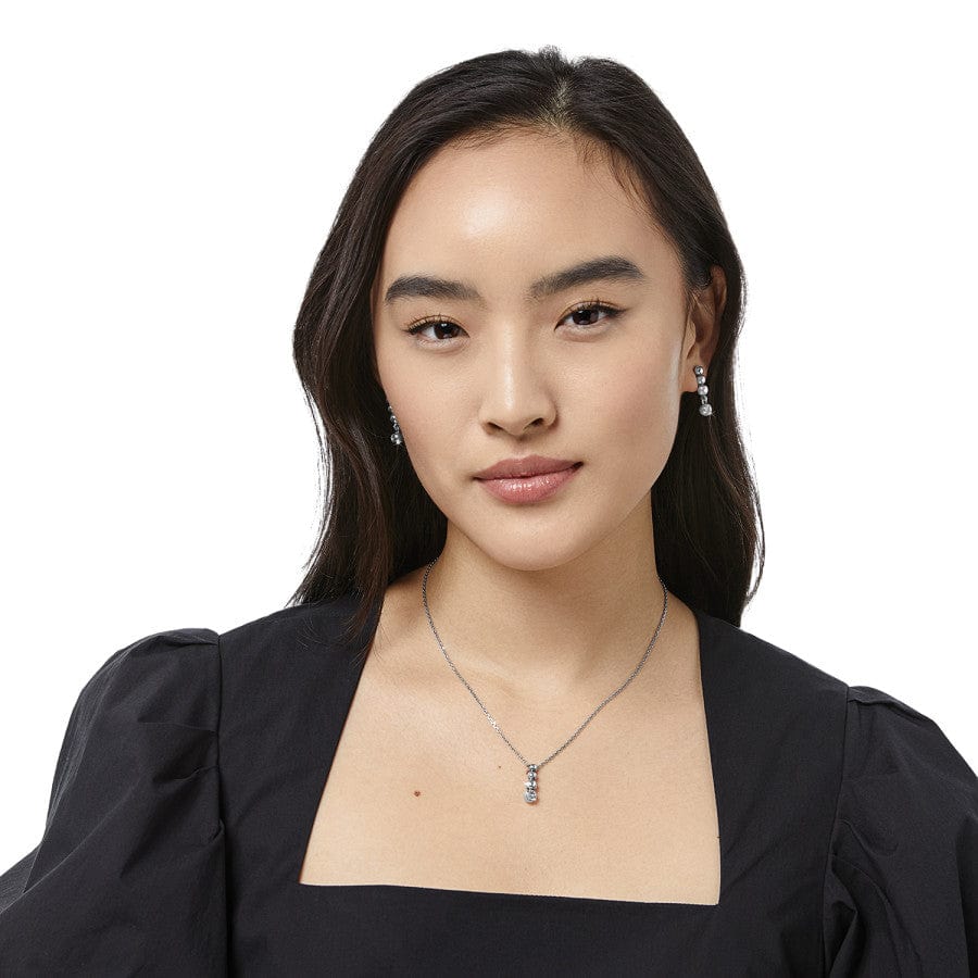 Twinkle Granulation Reversible Drop Necklace - Brighton